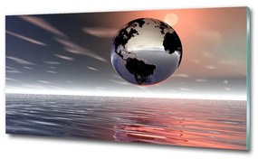 Wallmuralia Fotoobraz na skle Planeta Země 100x50