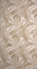 ZATEMŇOVACÍ ZÁVĚS NA KROUŽCÍCH VERA 140X250 CM LISTY