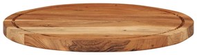 Prkénko na krájení Ø 40 x 2,5 cm masivní akáciové dřevo - Default Title