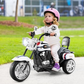Costway 6 V Dětský elektrický motocykl s nastavitelnými světlomety a zvukem