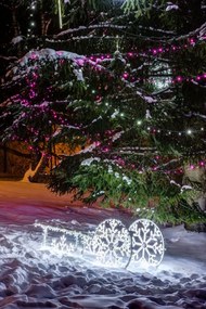 Easy fix LED světelný řetěz, 5 m, venkovní, růžový, 50 diod, černý kabel, IP67