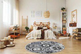Protiskluzový koberec PATCHWORK 19 New šedý