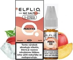 Elfliq Salt Ledový broskvový džus 10ml (20mg)