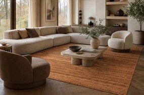 Koberec KASHQAI 4340 100 lososový / hnědý