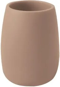 Spirella SVEN kelímek na kartáčky matně cappuccino / polyresin