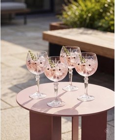 Křišťálové skleničky v sadě 4 ks na gin 650 ml Melodia – Lyngby Glas