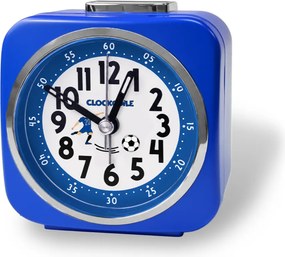 CLOCKODILE Modrý dětský budík FOTBAL