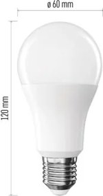 Emos lighting LED žárovka Classic A60 / E27 / 13 W (100 W) / 1521 lm / teplá bílá 1525733281