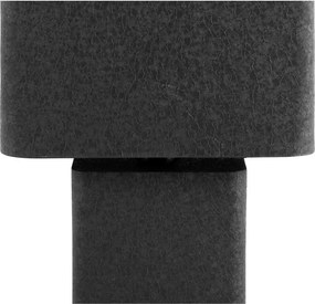 Černá kovová stolní lampa (výška 33 cm) Boaz Recto – Leitmotiv