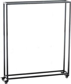 Stojan na palivové dřevo Hetta 25x100x150 cm – černá
