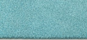 Condor Carpets, Metrážový koberec Carousel 82, na míru, šíře 4m, modrá, filc, dětský pokoj