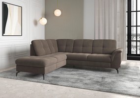 XXXLutz ROHOVÁ SEDAČKA, textil, tmavě hnědá Sit & More - Sedací soupravy - 000144013382