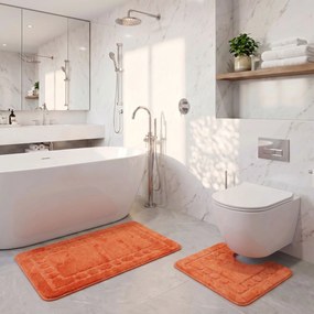 Kvalitex Koupelnová a WC předložka rám terra SADA 60 x 100 cm + 60 x 50 cm