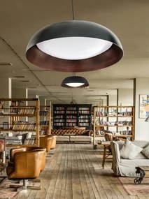 Rustikální lustr Lenox 40 SMART černé/Co