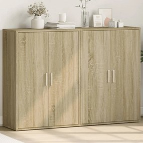 Příborníky 2 ks dub sonoma 60 x 31 x 84 cm kompozitní dřevo 3276569