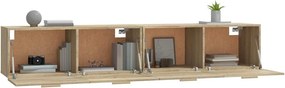 Nástěnné skříňky 2 ks dub sonoma 100x36,5x35cm kompozitní dřevo 3115662