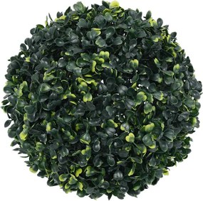 Umělé buxus koule s LED světly 2 ks zelené 45 cm 3335896