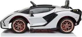 Eljet Dětské elektrické auto Lamborghini Sian bílá / 25 W / Rychlost: