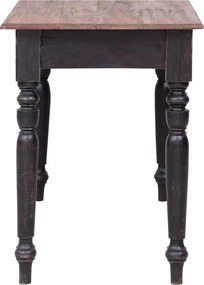 Psací stůl se 3 zásuvkami 117 x 57 x 75 cm masivní mahagon 283907