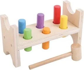 Bigjigs Baby Dřevěná zatloukačka / od 12 měsíců