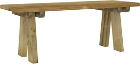 Zahradní lavice 110 cm impregnované masivní borové dřevo 318173