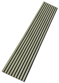 Dekorační obkladový SLAT panel akustic 27-18 Lamino Olive 260cm x 80cm