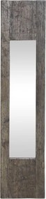 Antik nástěnné zrcadlo z recyklovaného dřeva Grimaud XL - 30*3*147 cm