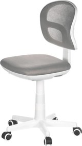Dětská otočná židle šedá KA-C801 GREY