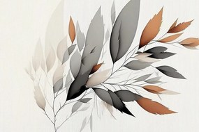 Obraz minimalistická větvička listů - 60x40