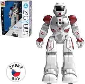 MaDe 01889 - Zigybot Robot Viktor 27cm, 21 funkcí, červený