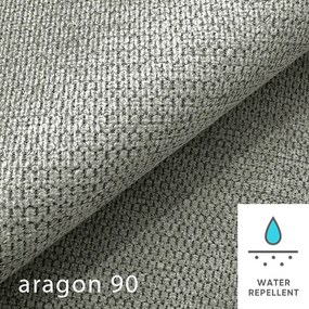 Sedací souprava BASTON | 170x255 cm | rozkládací + úložný prostor | aragon 90 šedá