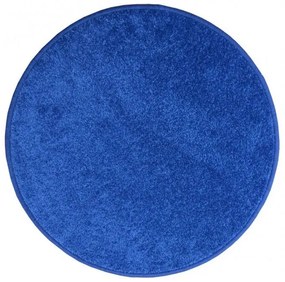 Vopi | Kusový koberec Eton modrý kruh - Kruh 100 cm průměr