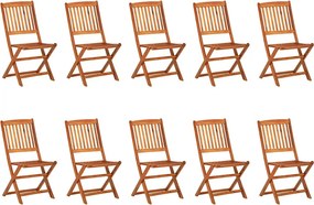 11dílný zahradní jídelní set 280x90x75cm masivní akáciové dřevo 3086980