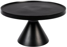 OnaDnes -20% Černý kovový konferenční stolek ZUIVER FLOSS 60 cm