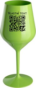 Personalizovaná nerozbitná sklenice s QR kódem