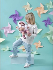 Llorens 42162 - realistická panenka se zvuky a měkkým látkovým tělem  CARLA - 42 cm