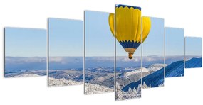 Obraz - Let nad zimní krajinou (210x100 cm)