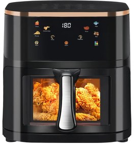 Verk Group Fritéza bez tuku fritéza air fryer velká na pečení 1400 w 10 l