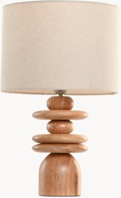Stolní lampa z kaučukového dřeva Hevea