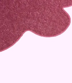 Vopi koberce Kusový koberec Eton růžový květina - 160x160 kytka cm