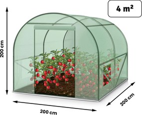 Zahradní tunelový skleník 2 x 2 m (4 m2) Plonos