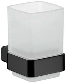 Emco Loft - Nástěnný držák s pohárem, černá 052013300