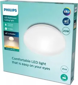 Philips Canopus CL259 bílá / Koupelnové přisazené LED svítidlo / 1x20W