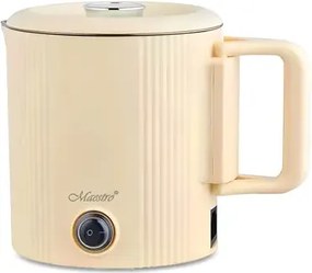 Cestovní elektrická konvice 2v1 béžová / Turistická konvice / 0,8 l /