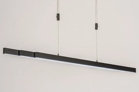 Závěsné designové černé LED svítidlo nad stůl Corciano Trio 180 Black