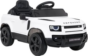 Elektrické autíčko Land Rover Defender bílé