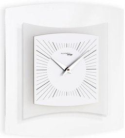 Designové nástěnné hodiny i059bn white incantesimodesign 35cm