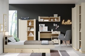 Meblar Komoda SALERNO SA6 Kombinace barev: Makadamia/ Dub Mavelie