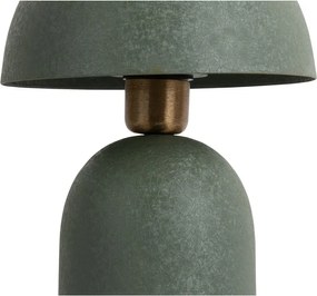 Zelená stolní lampa s kovovým stínidlem (výška 30 cm) Boaz – Leitmotiv