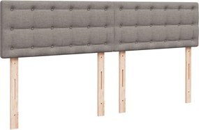 Box spring postel s matrací taupe 180x200 cm textil 3288285